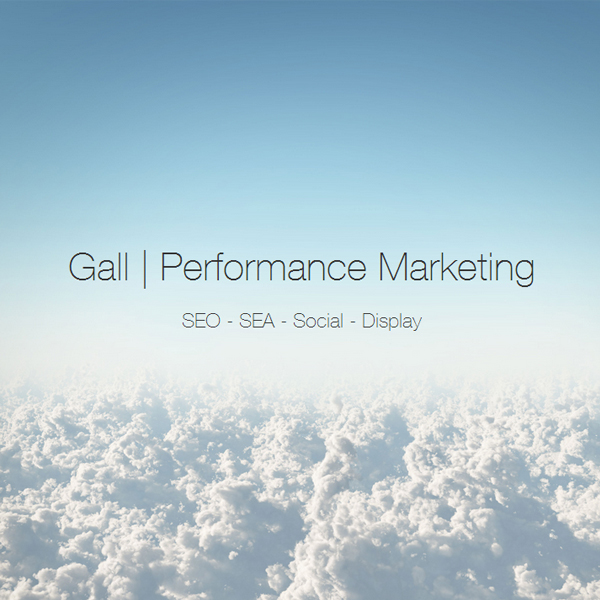 Gall | Performance Marketing - SEO - SEA - Social - Display